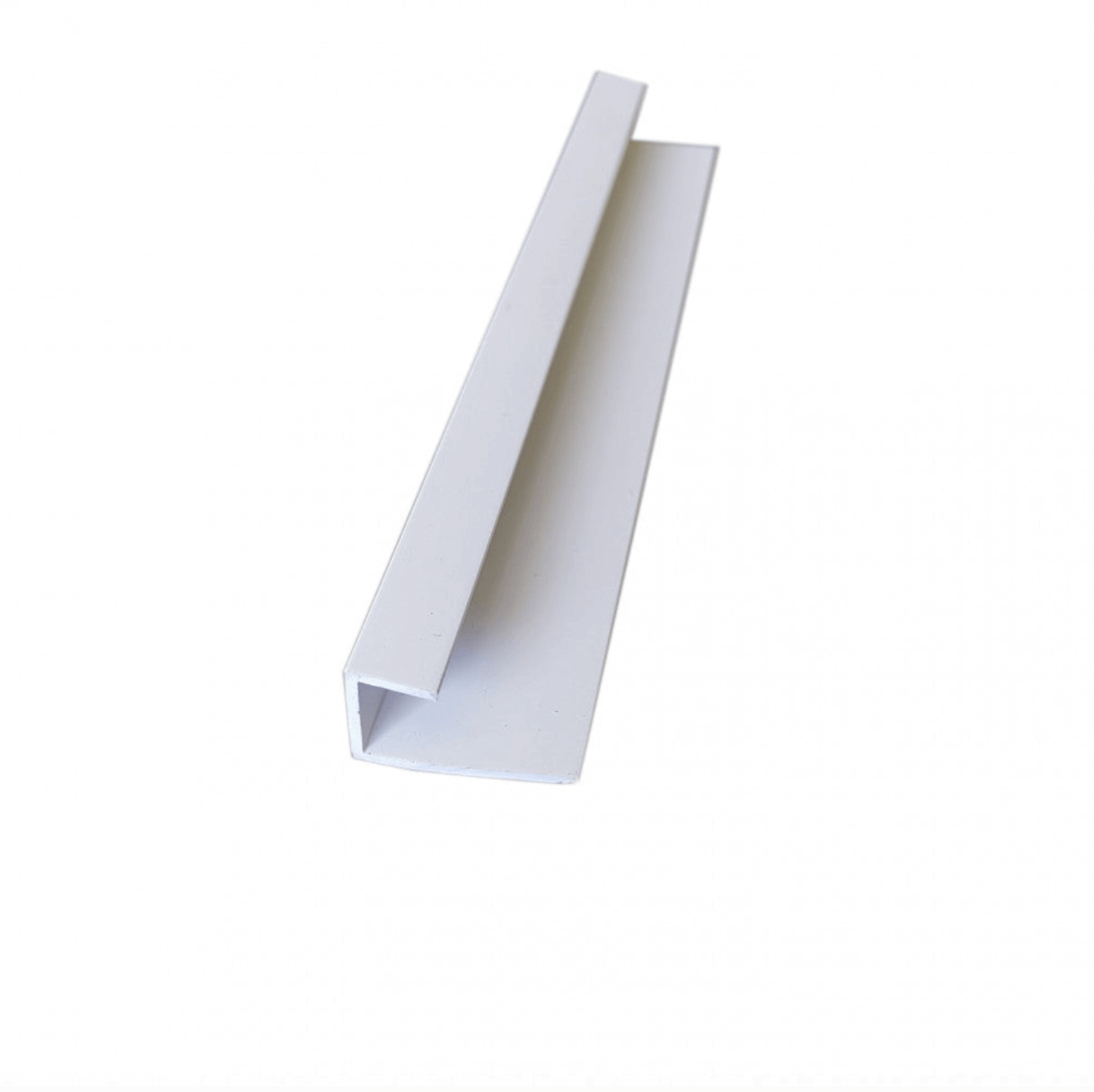 Moulure de finition en PVC blanche