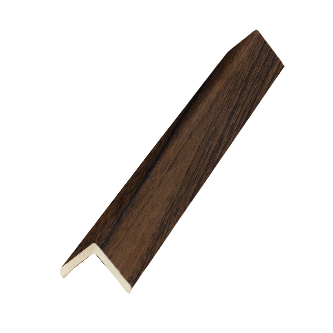 WPC Corner Molding – Walnut Wood Design | L'Entrepôt de la Réno